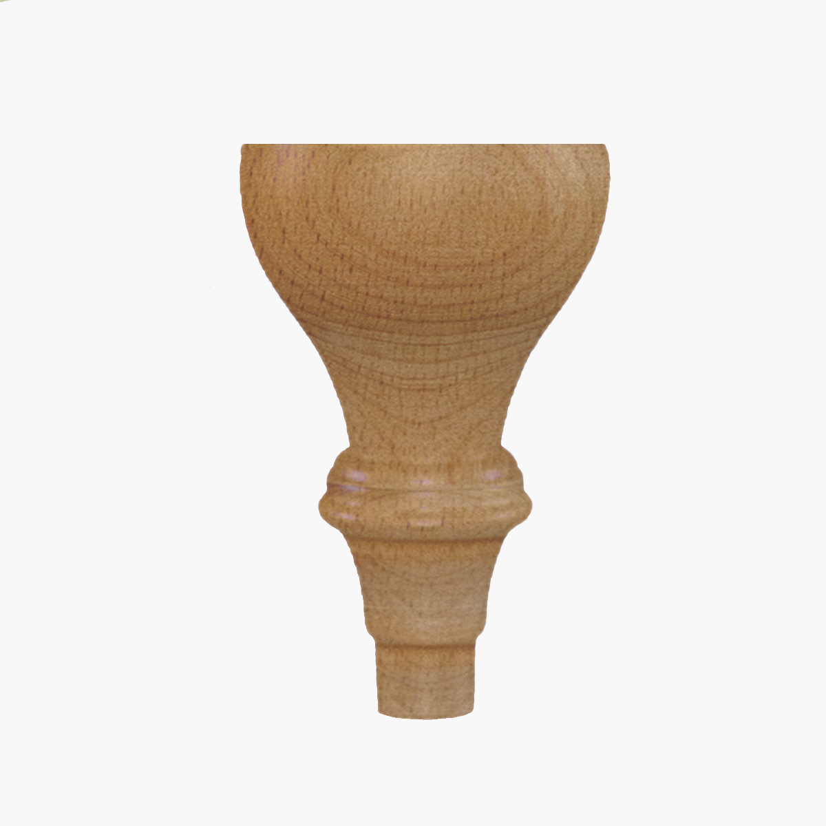 Natural Turned Wood Leg